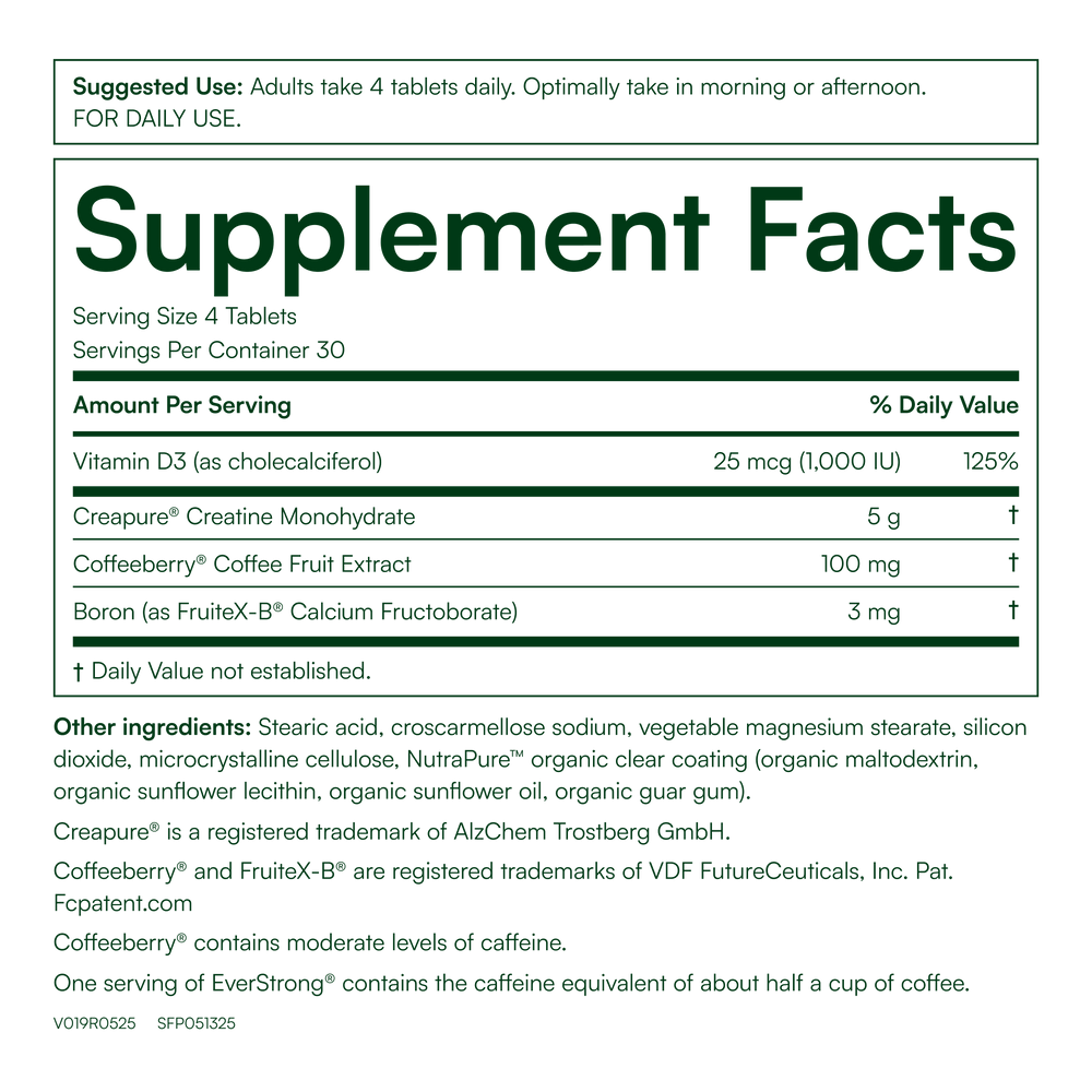 EverStrong® Creatine Tablets – Purity Products