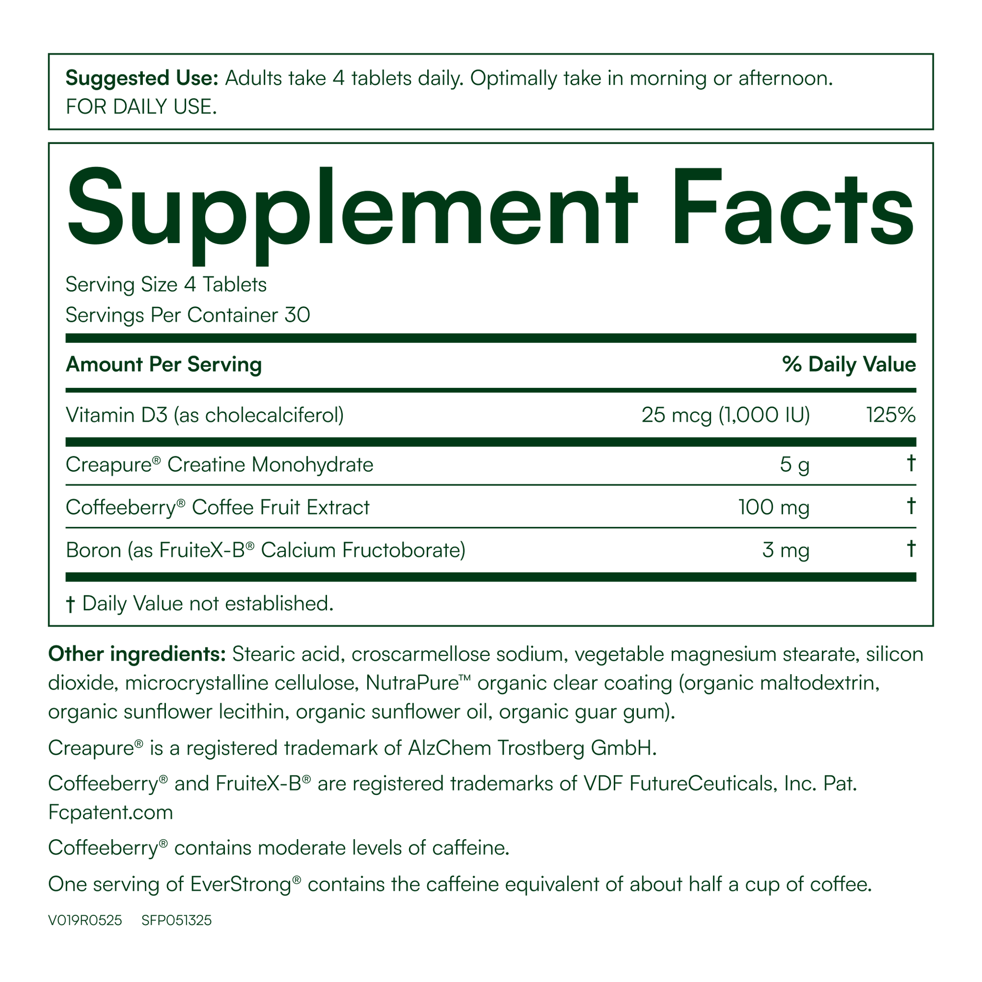 EverStrong® Creatine Tablets – Purity Products