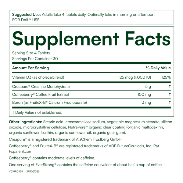 EverStrong® Creatine Tablets – Purity Products