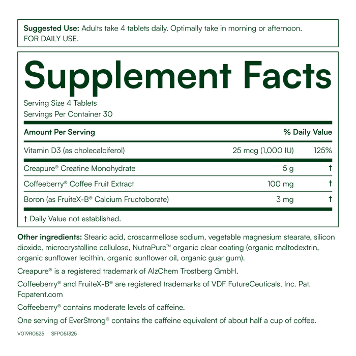 EverStrong® Creatine Tablets – Purity Products