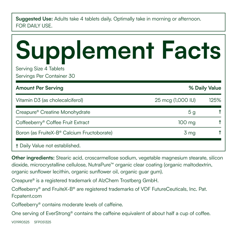 EverStrong® Creatine Tablets – Purity Products